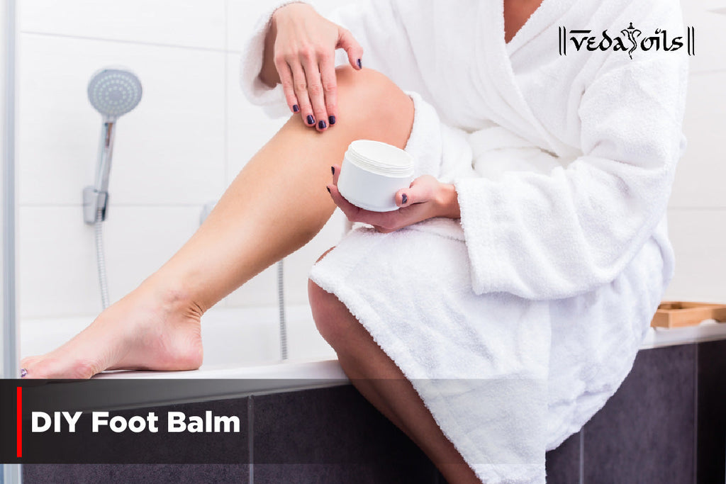 DIY Homemade Foot Balm Recipe to Treat Cracked Heels – VedaOils