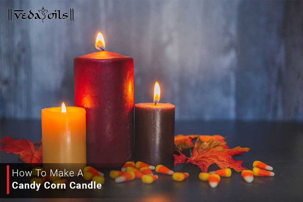 How To Make A Candy Corn Candle | Easy Candy Corn Candle DIY – VedaOils