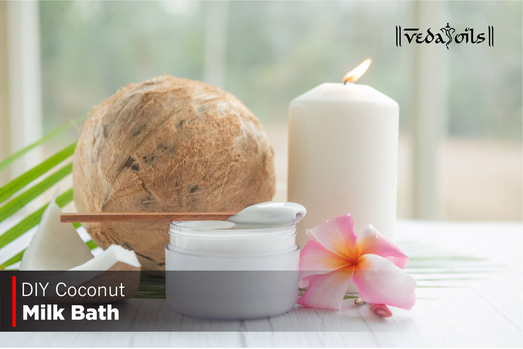 DIY Coconut Milk Bath Soak Recipe : Pamper Your Skin Naturally – VedaOils
