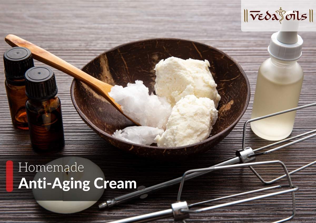 Homemade Anti-Aging Cream with Aloe Vera & Shea Butter for Younger ...