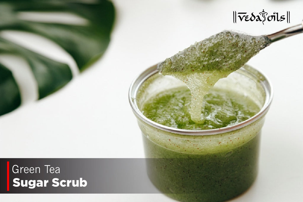 Homemade Green Tea Sugar Scrub - DIY Recipe For Clear Skin – VedaOils