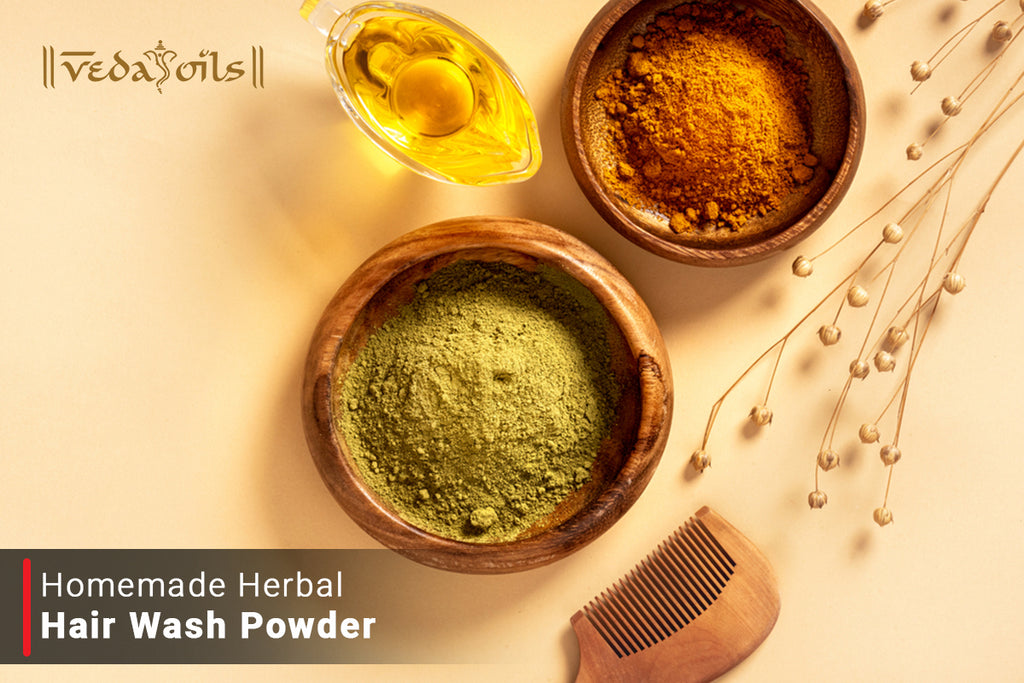 How to Make Herbal Hair Wash Powder at Home – VedaOils