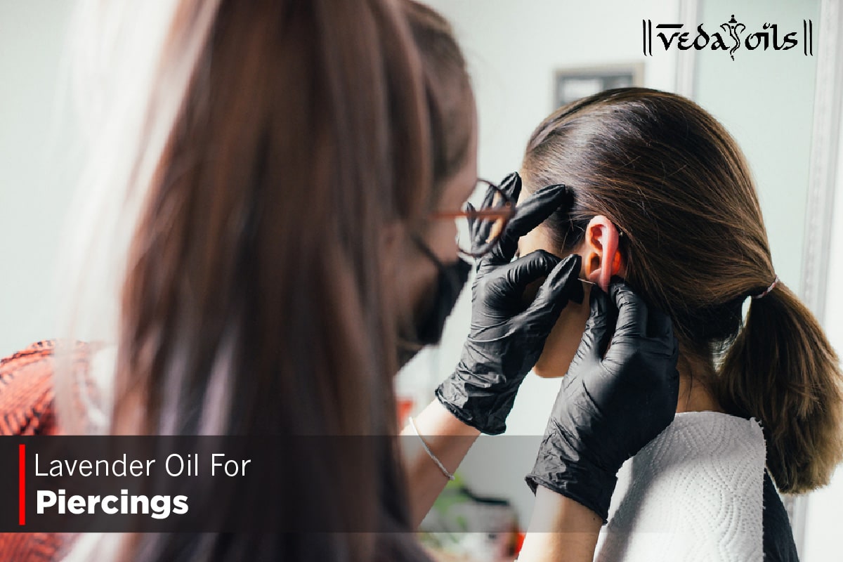 Lavender Oil For Piercings - Benefits & Recipe – VedaOils
