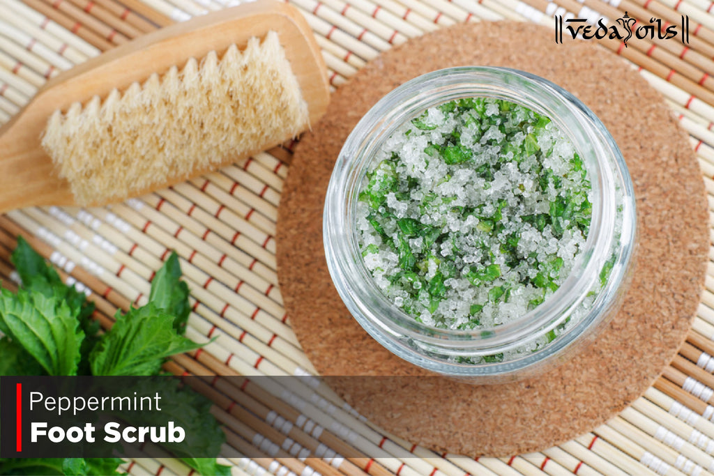 Homemade Peppermint Foot Scrub - Easy DIY Recipe – VedaOils