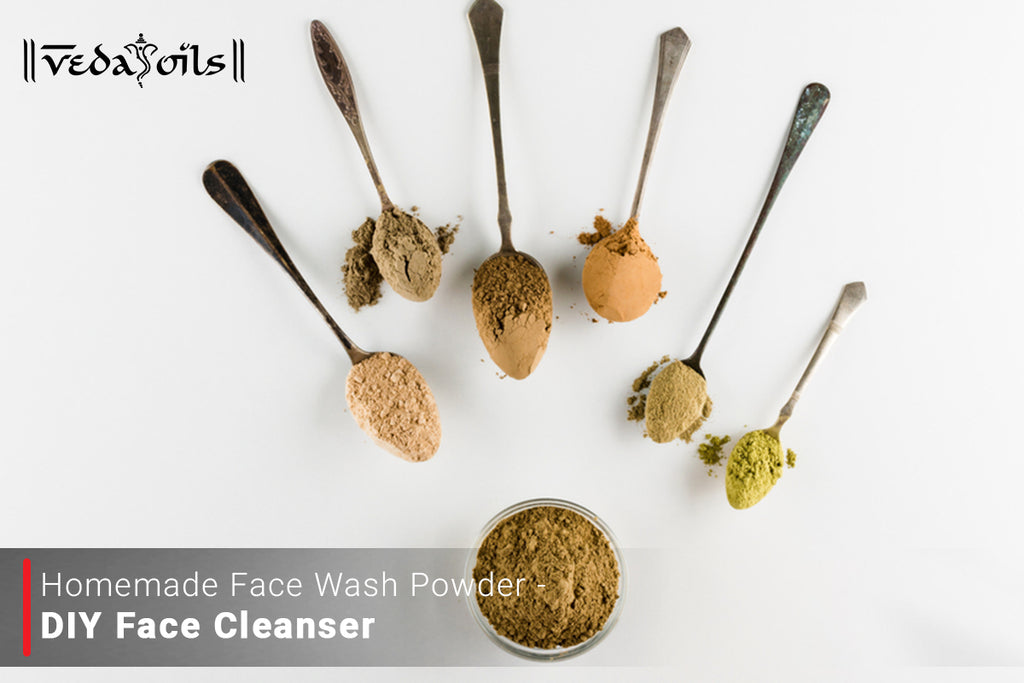 Homemade Face Wash Powder - DIY Face Cleanser – VedaOils