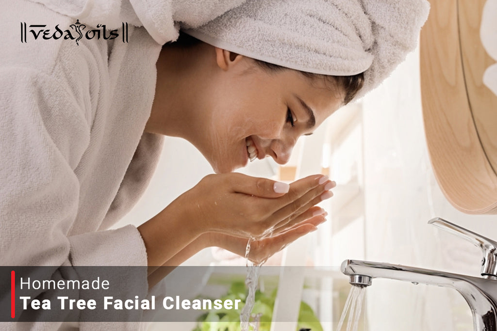 Homemade Tea Tree Oil Facial Cleanser – VedaOils