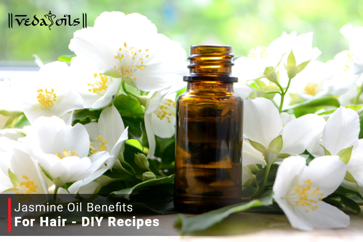 Jasmine Oil Benefits For Hair - 3 DIY Hair Growth Recipes – VedaOils
