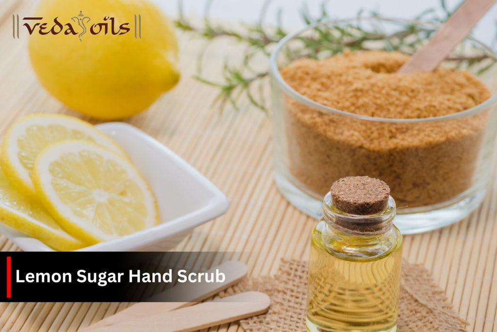 How To Make Lemon Sugar Hand Scrub At Home – VedaOils