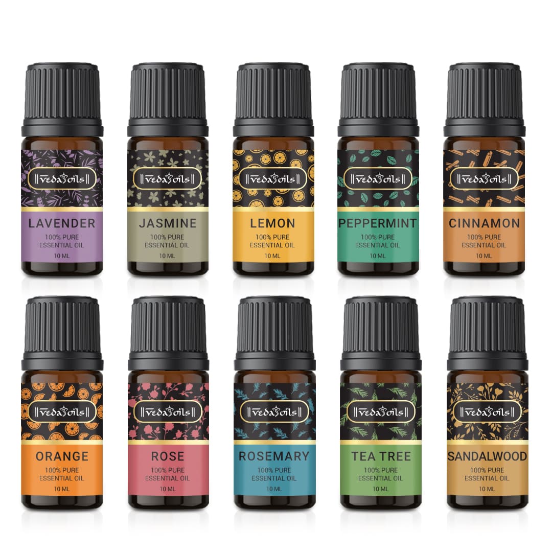 Buy Top 10 Essential Oil Kit Online at Best Price in India – VedaOils