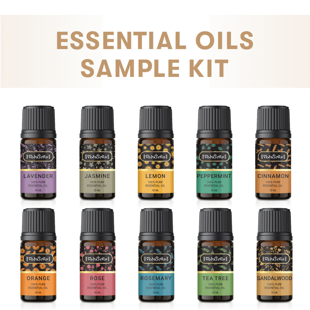 Buy 10 Essential Oil Sample Kit Online at Best Price in India – VedaOils
