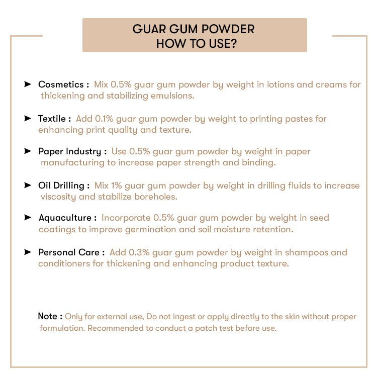 Buy Guar Gum Powder Online | Bulk Manufacturer Of Guar Gum Powder ...